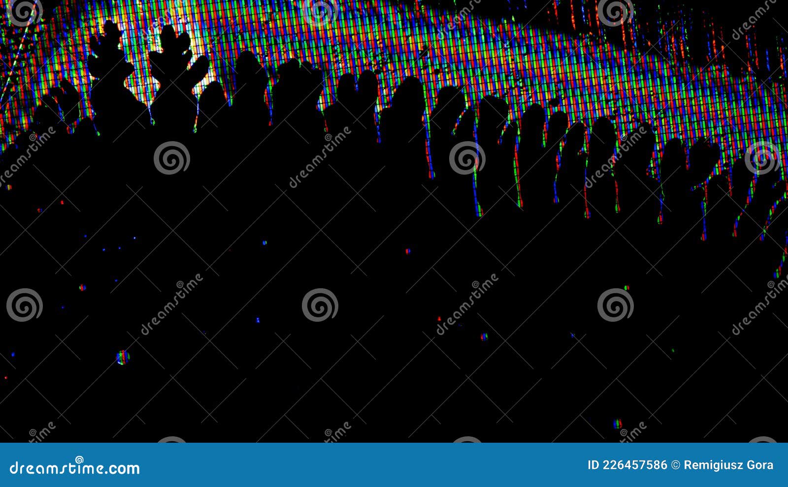 Broken Matrix LCD Screen RGB Original Wallpaper Stock Photo - Image of ...