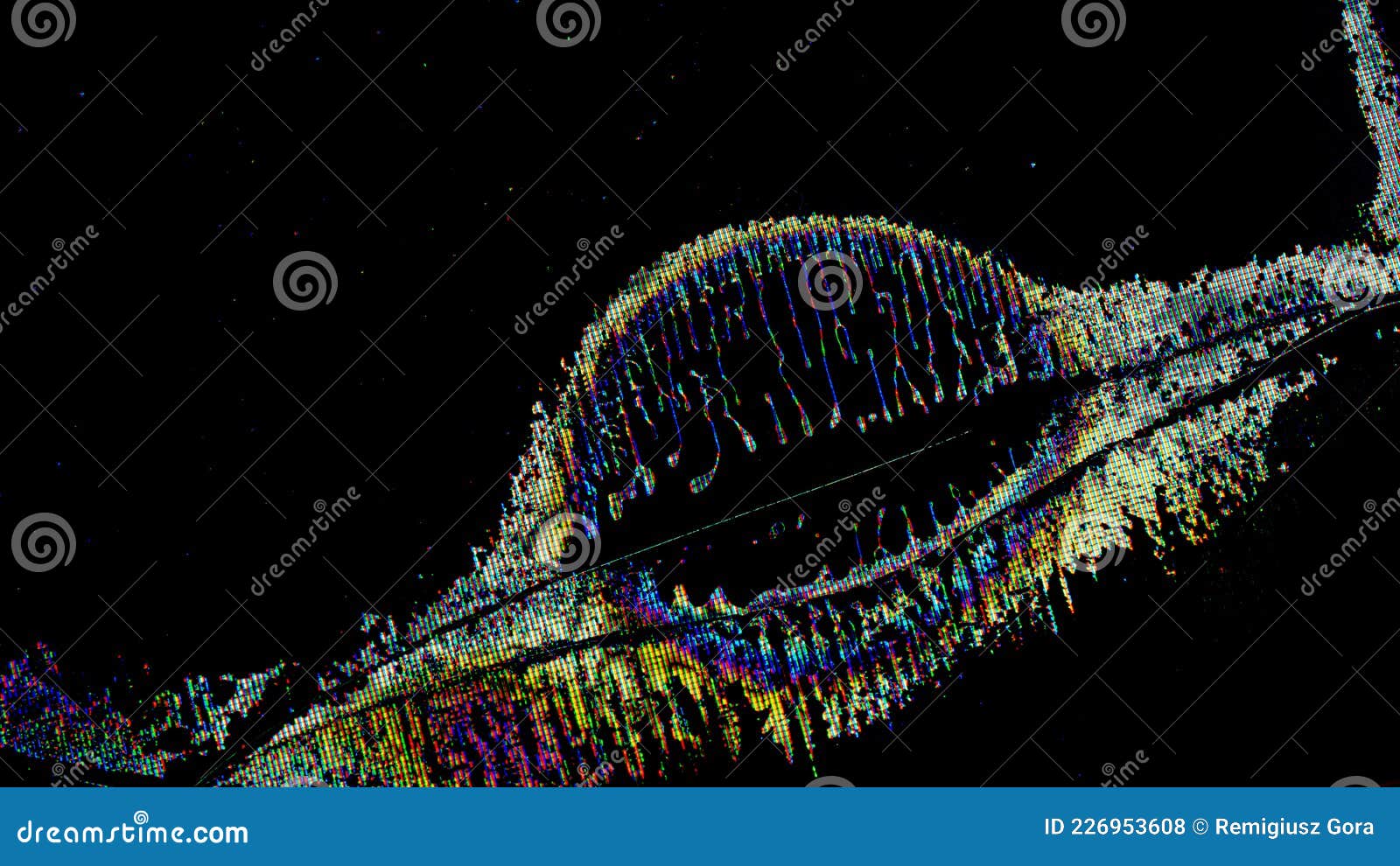 Broken Matrix LCD Screen RGB Original Wallpaper Stock Photo - Image of ...