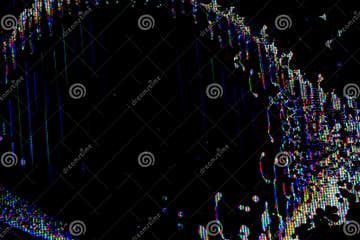 Broken Matrix LCD Screen RGB Original Wallpaper Stock Photo - Image of ...