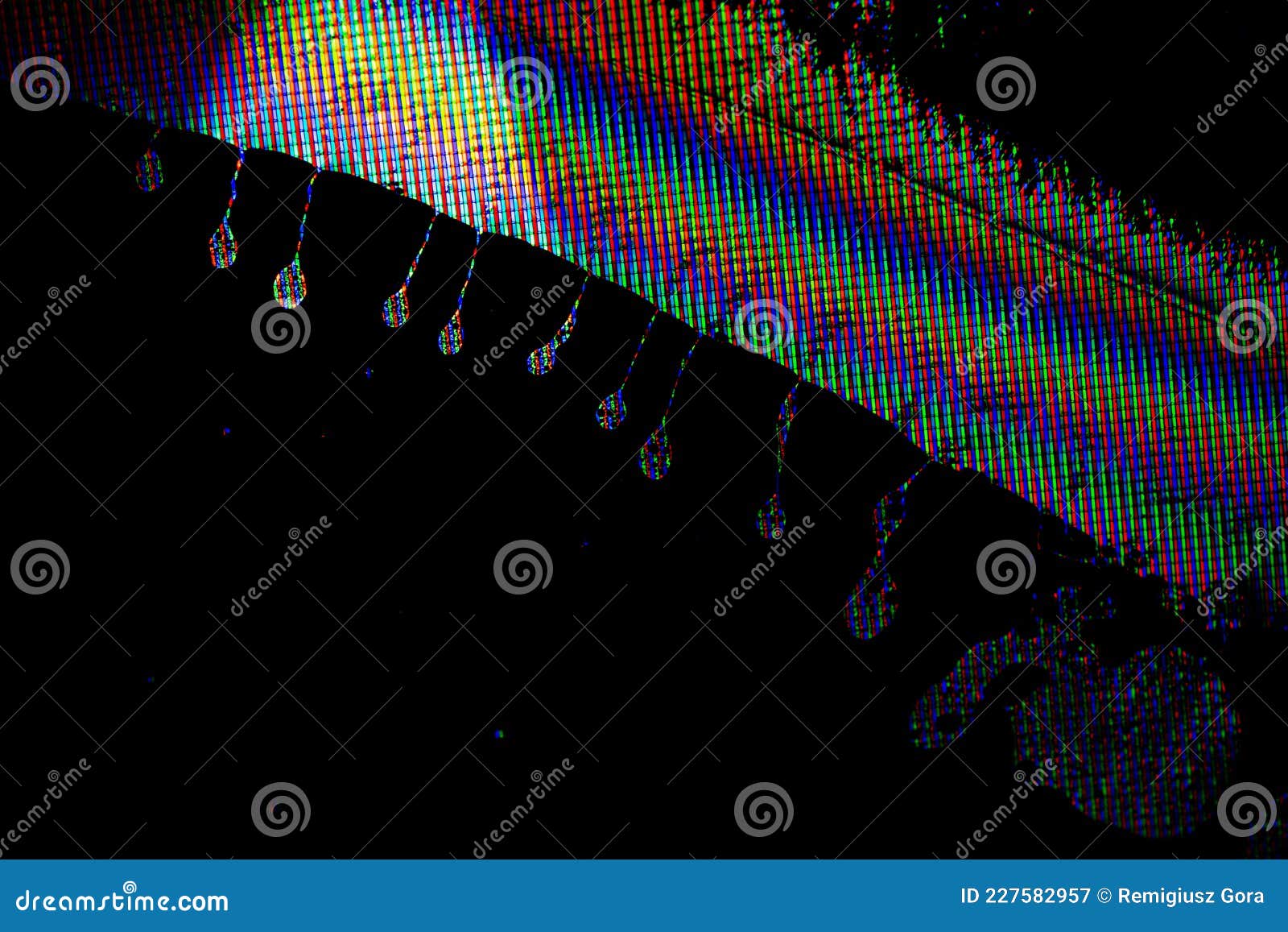 Broken Matrix LCD Screen RGB Original Wallpaper Stock Image - Image of ...