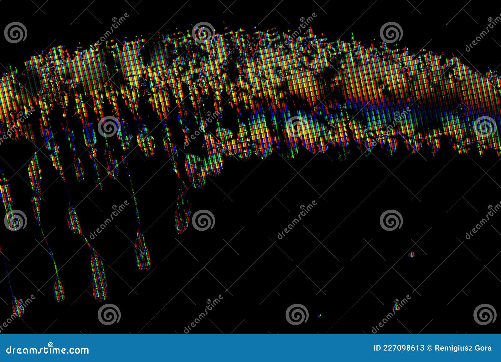Broken Matrix LCD Screen RGB Original Wallpaper Stock Image - Image of ...