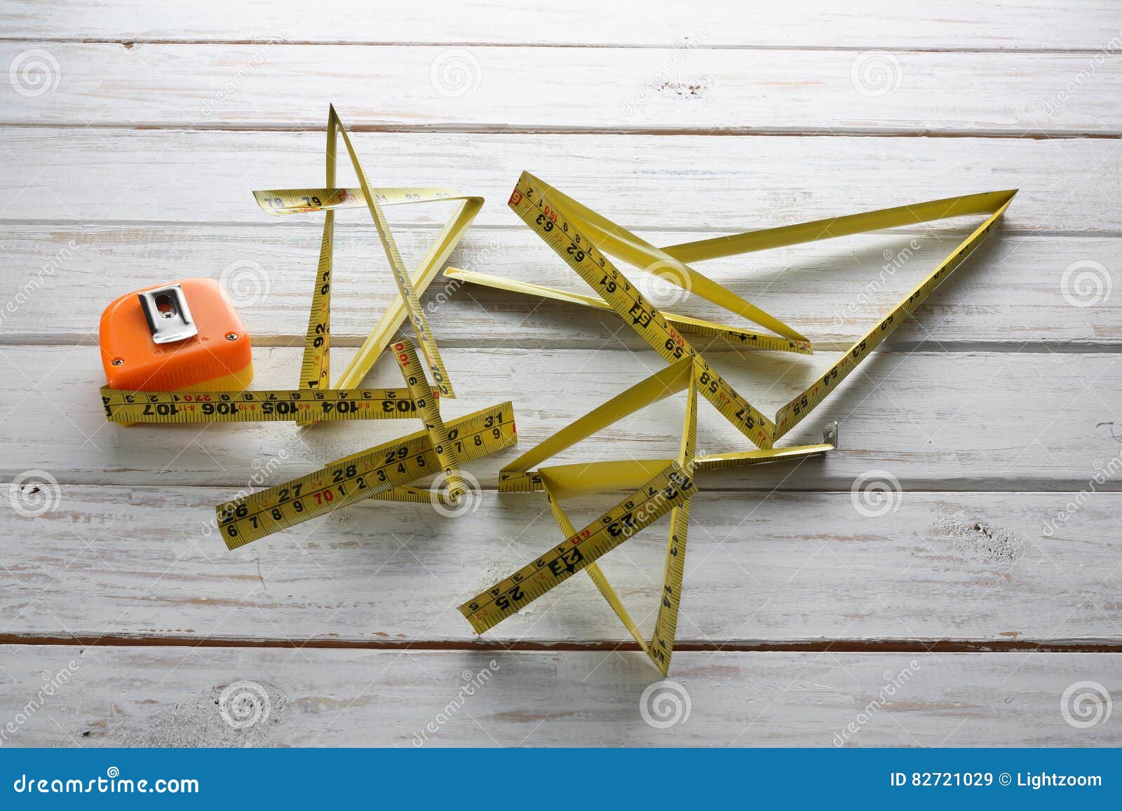 Broken Measuring Tape stock image. Image of board, measurement - 82721029
