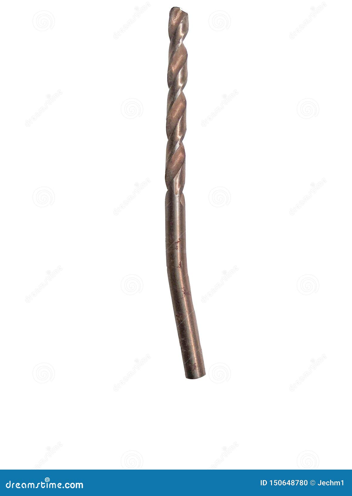 Broken metal drill stock photo. Image of equipment, iron - 150648780