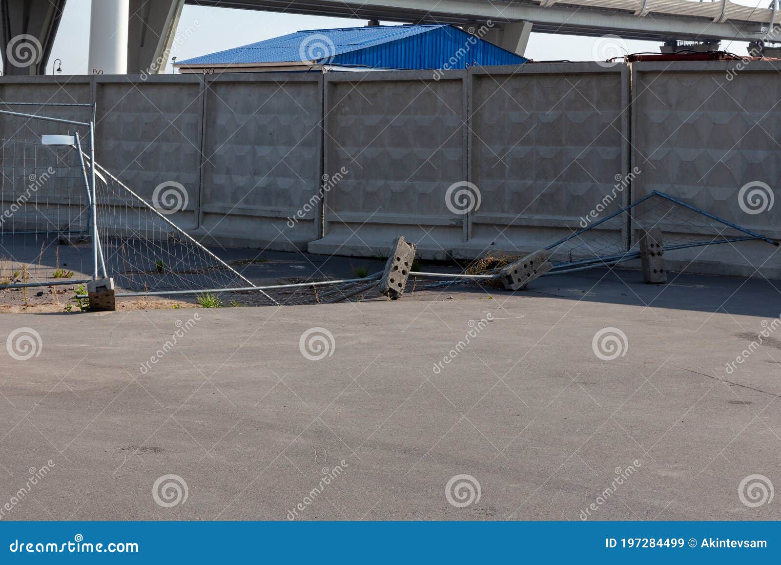 Broken Metal Fence Panel Stock Photography | CartoonDealer.com #128485754