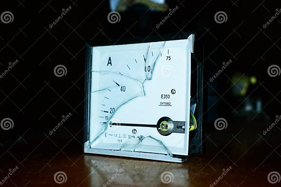 Broken meter stock photo. Image of dirty, technical, engineering - 62112158