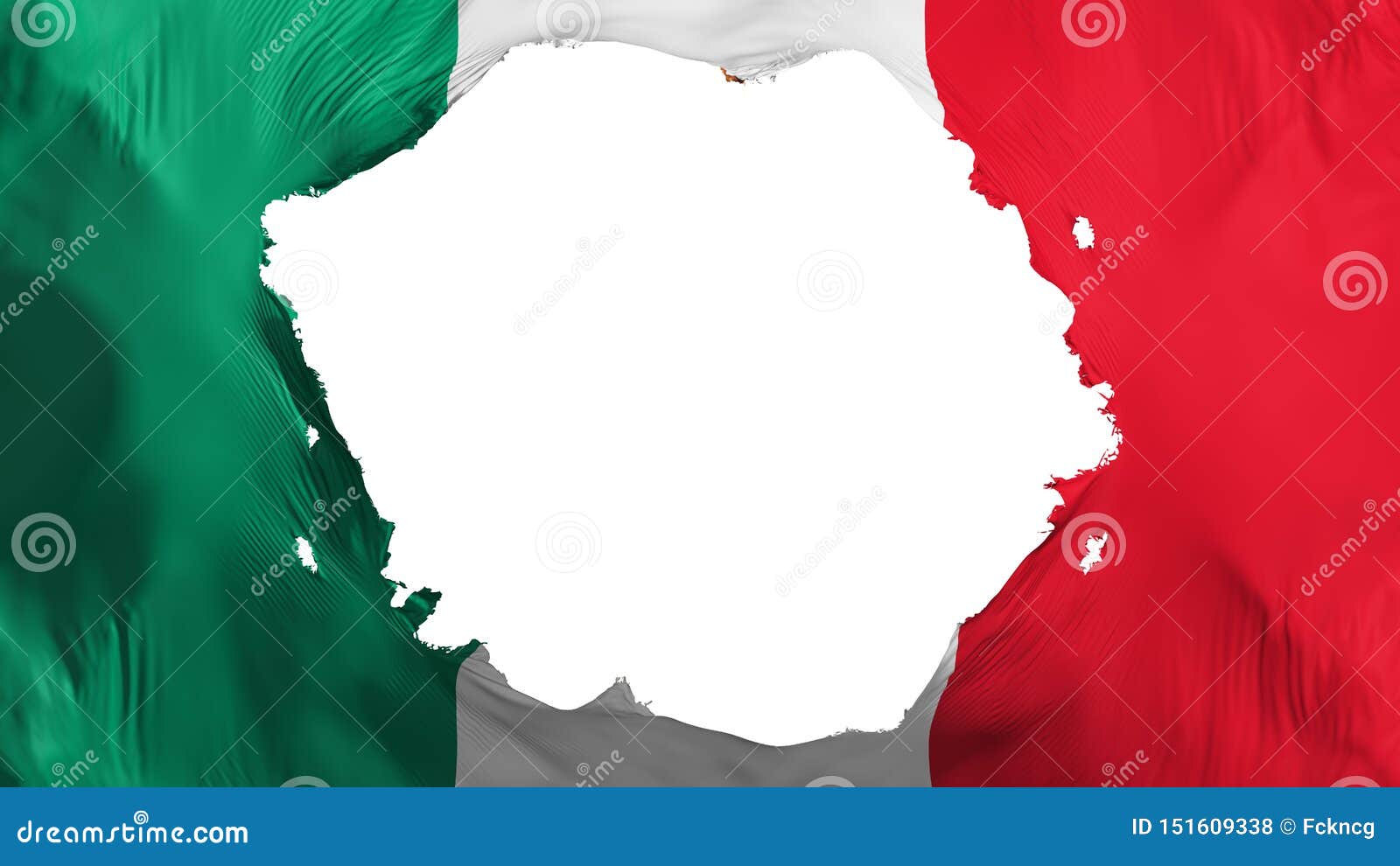 Broken Mexico flag stock illustration. Illustration of broken - 151609338