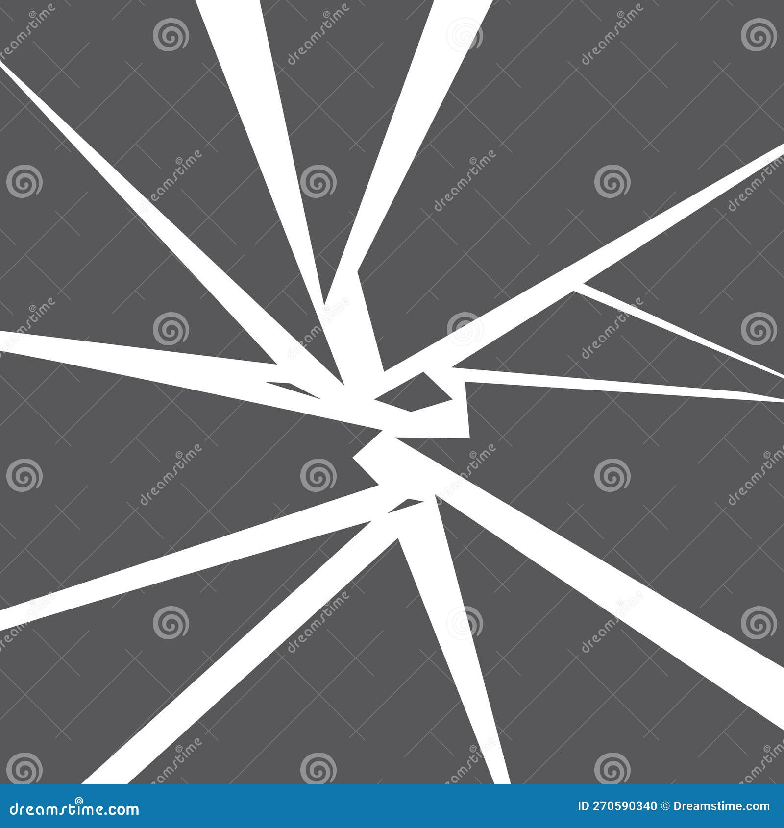 Broken mirror icon stock vector. Illustration of crush - 270590340