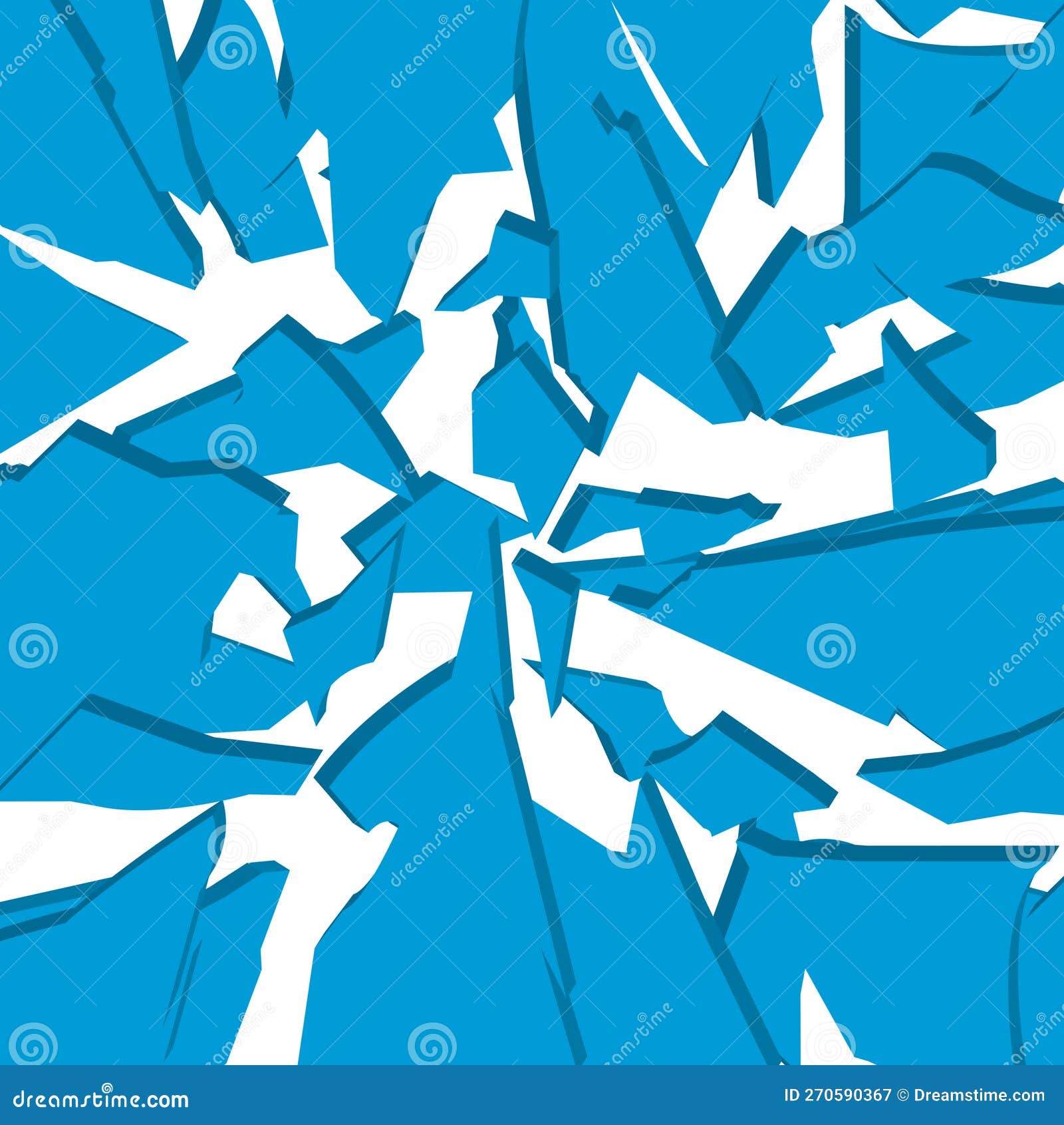 Broken mirror icon stock vector. Illustration of crash - 270590367