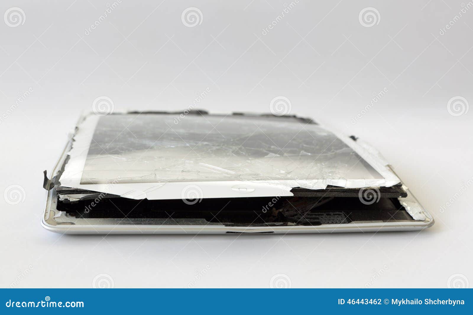 Broken mobile device. stock photo. Image of demolished - 46443462