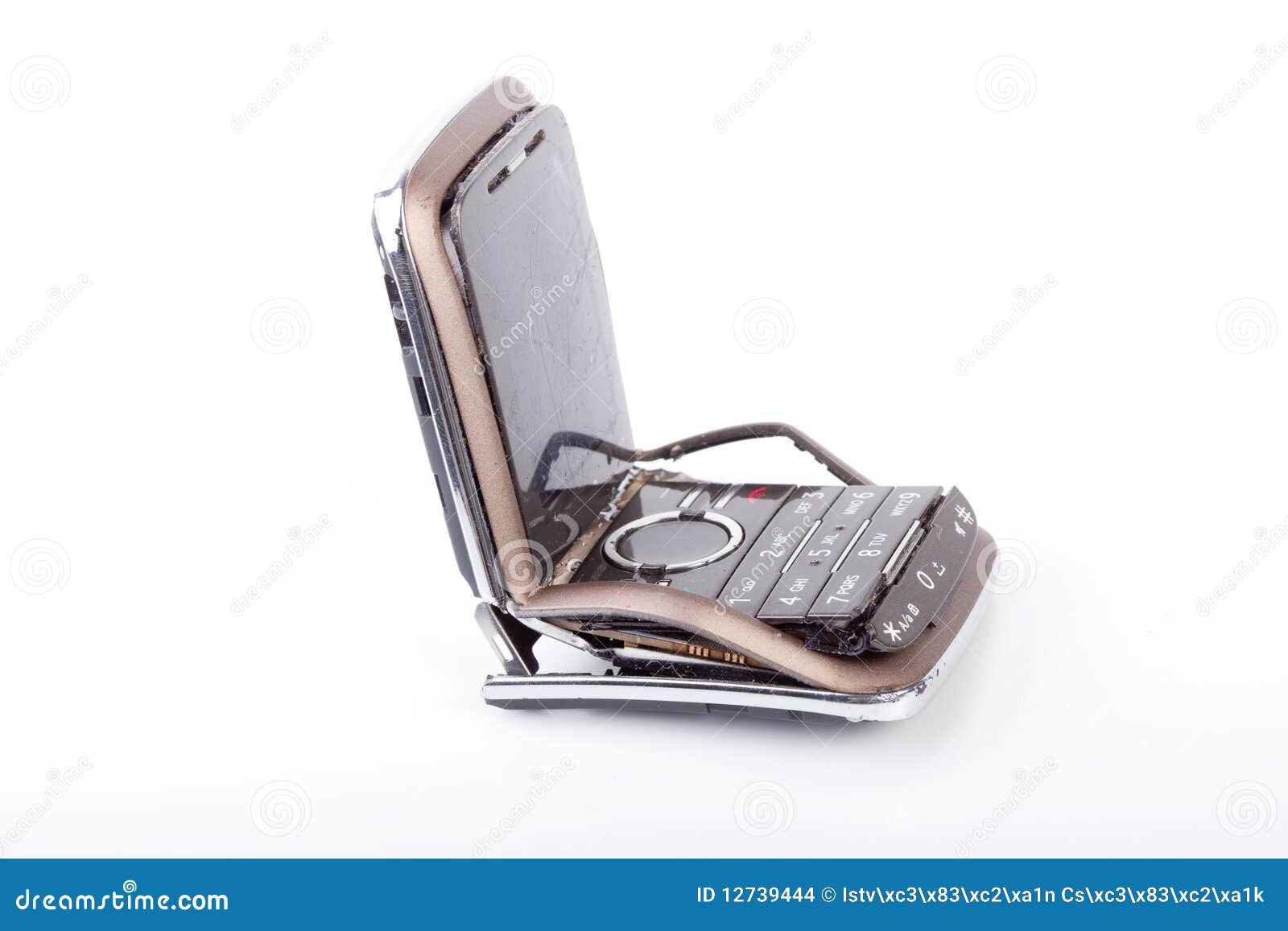 Broken Mobile Phone Stock Images - Image: 12739444
