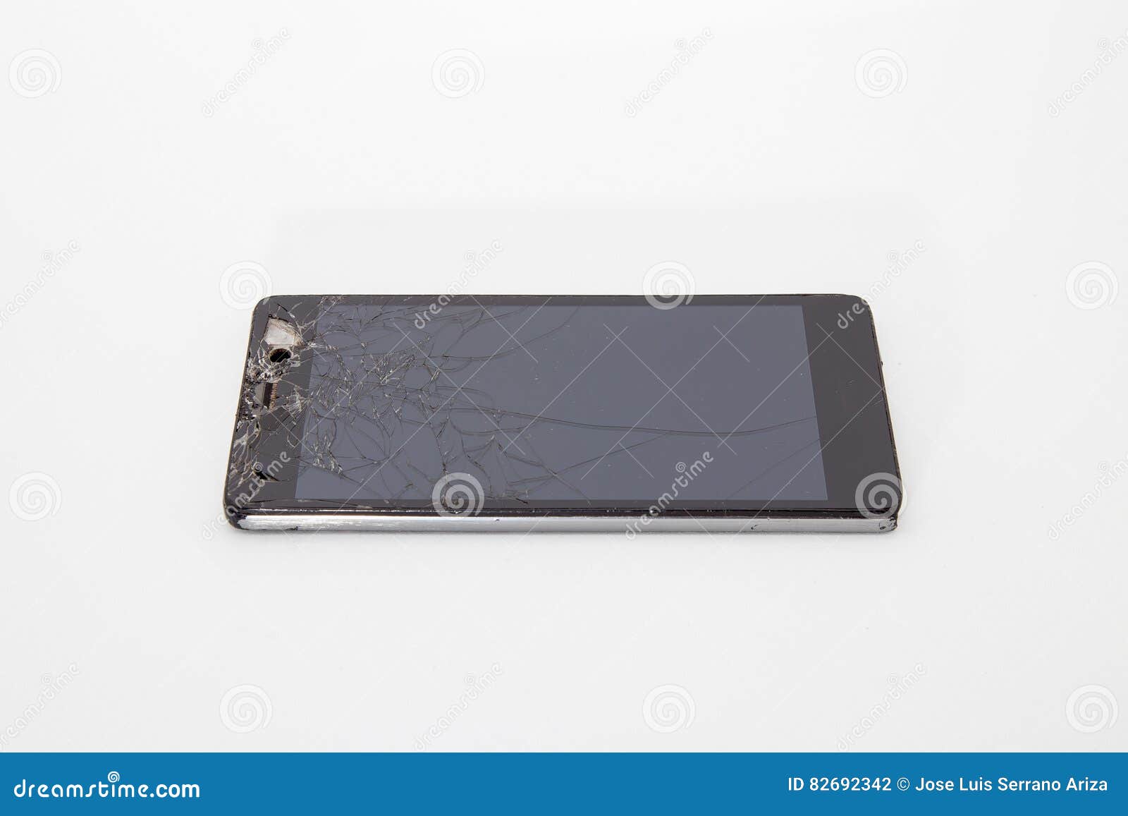 Broken mobile phone stock photo. Image of cellphone, electronic - 82692342