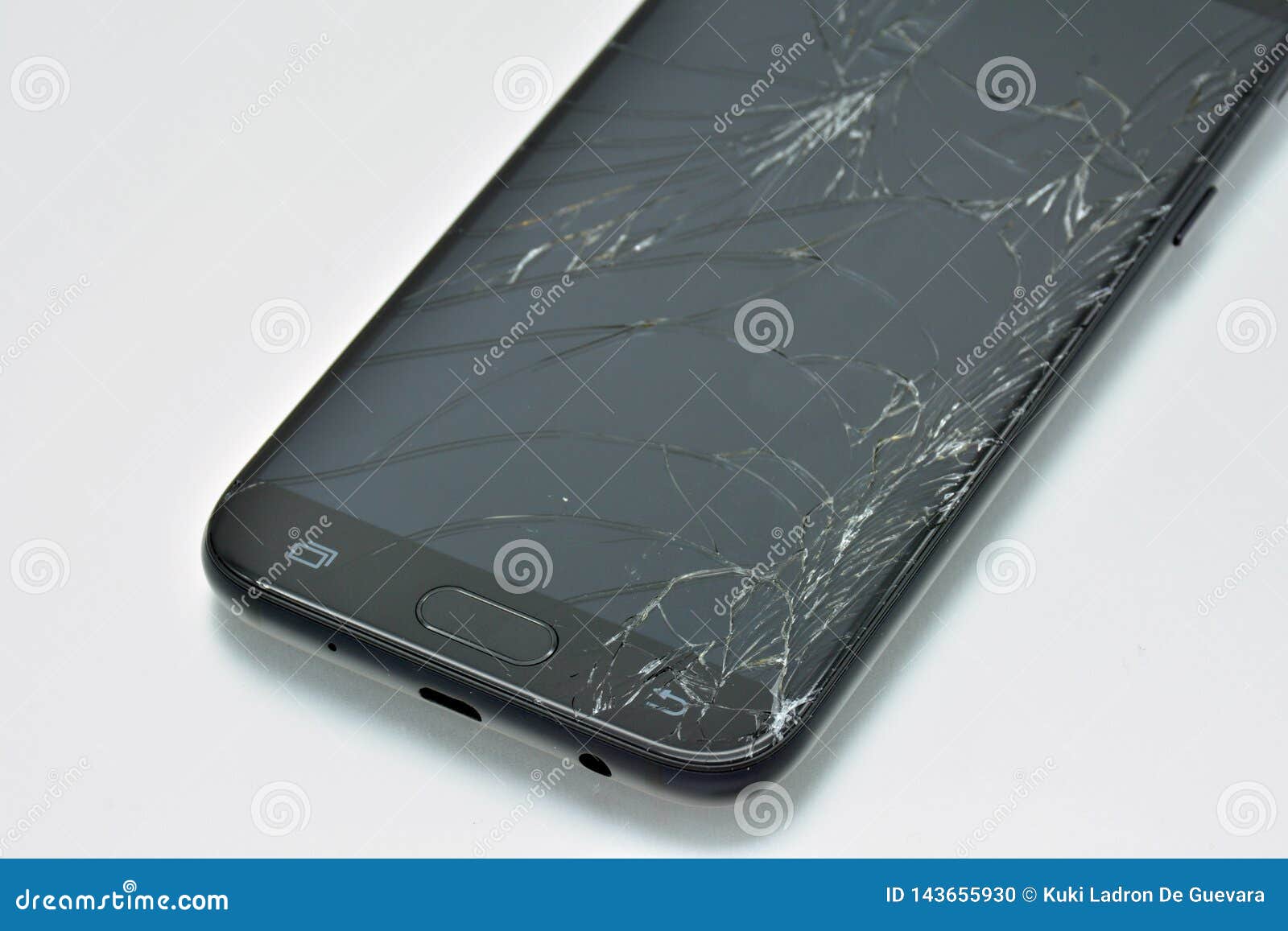 Broken mobile phone screen stock photo. Image of agitation - 143655930