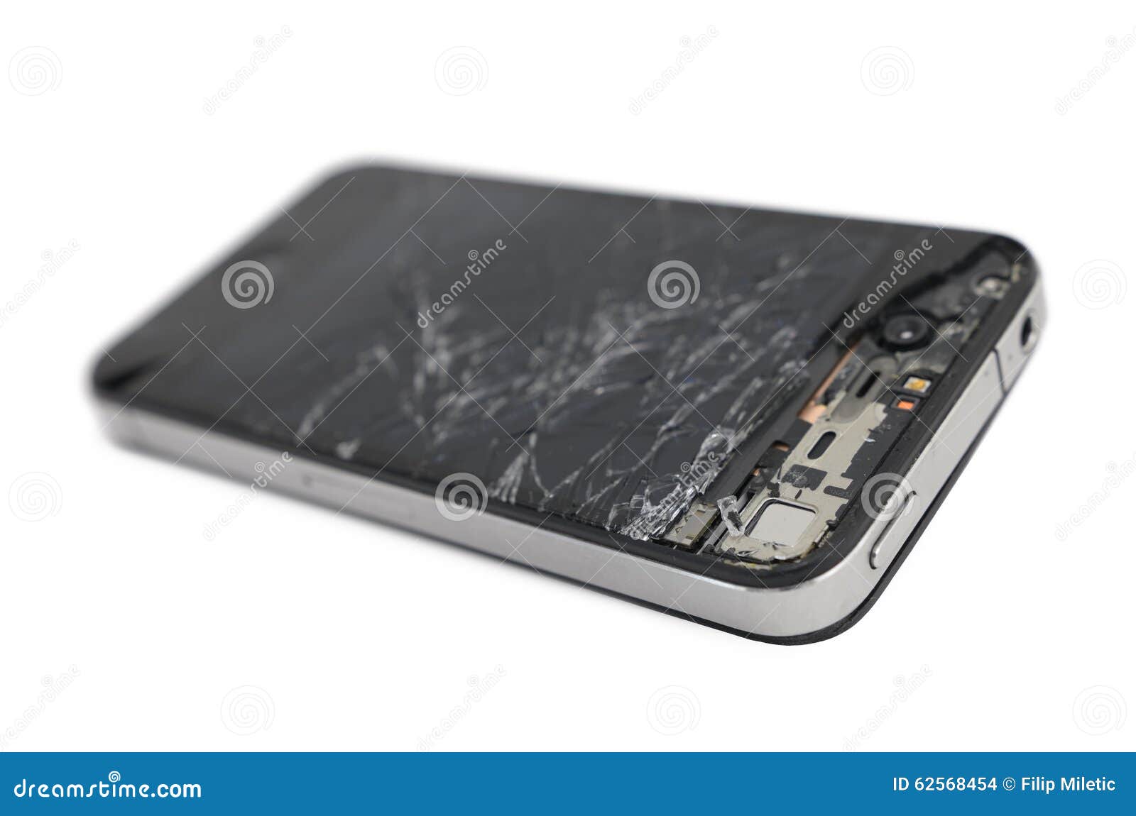 Broken mobile smartphone stock photo. Image of scratch - 62568454