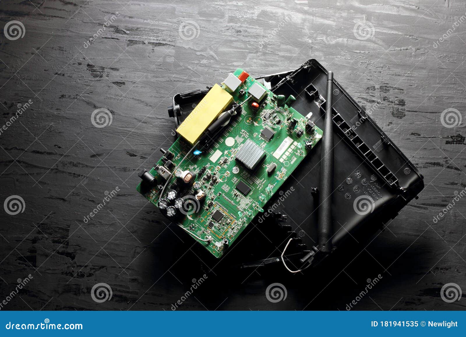 Broken Modem stock image. Image of obsolete, disconnect - 181941535