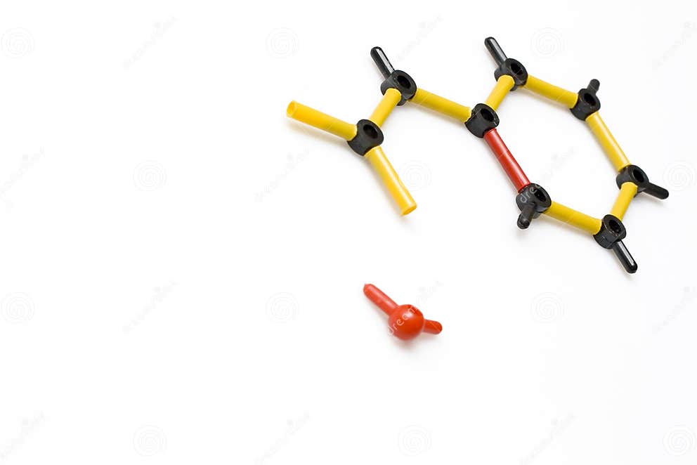 Broken molecule stock image. Image of science, scientific - 2559449