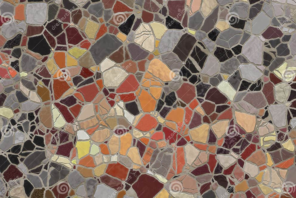 Broken mosaic tiles. stock photo. Image of floor, mammal - 21071558