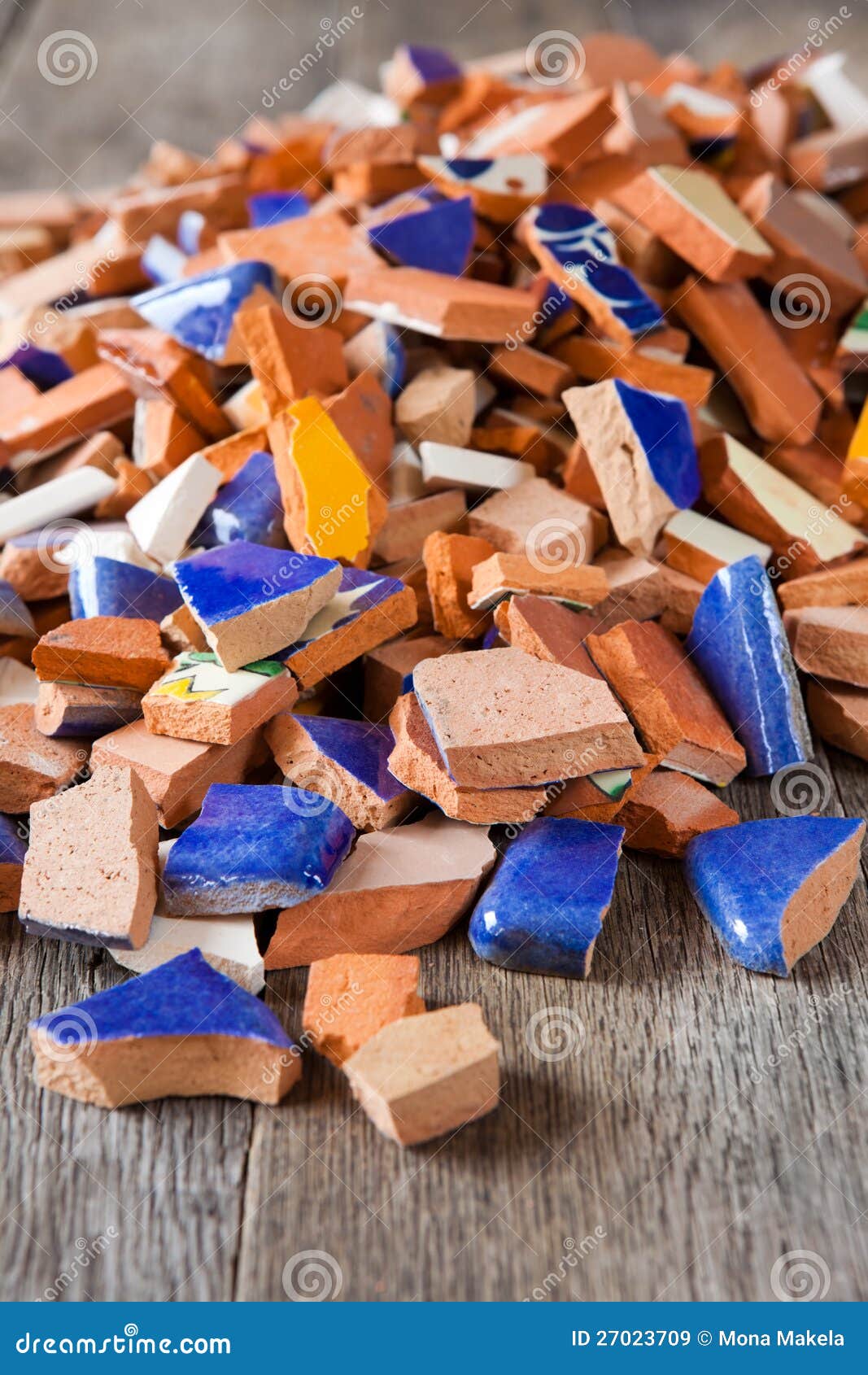 Broken mosaic tiles stock image. Image of artistic, broken - 27023709