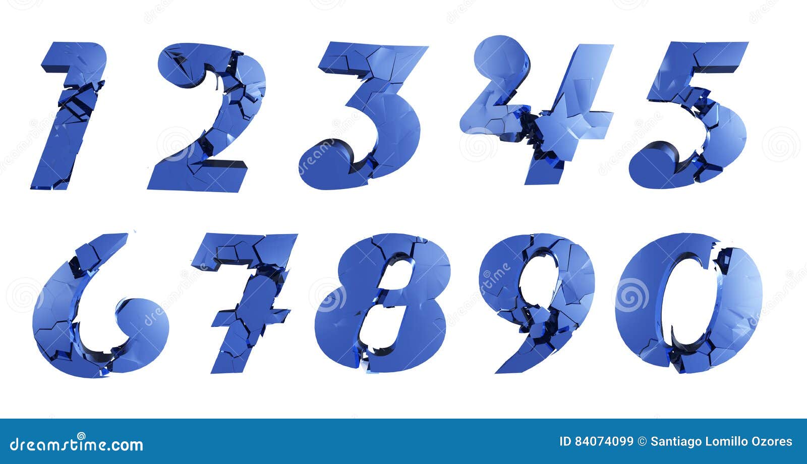 Broken numbers stock illustration. Illustration of price - 84074099