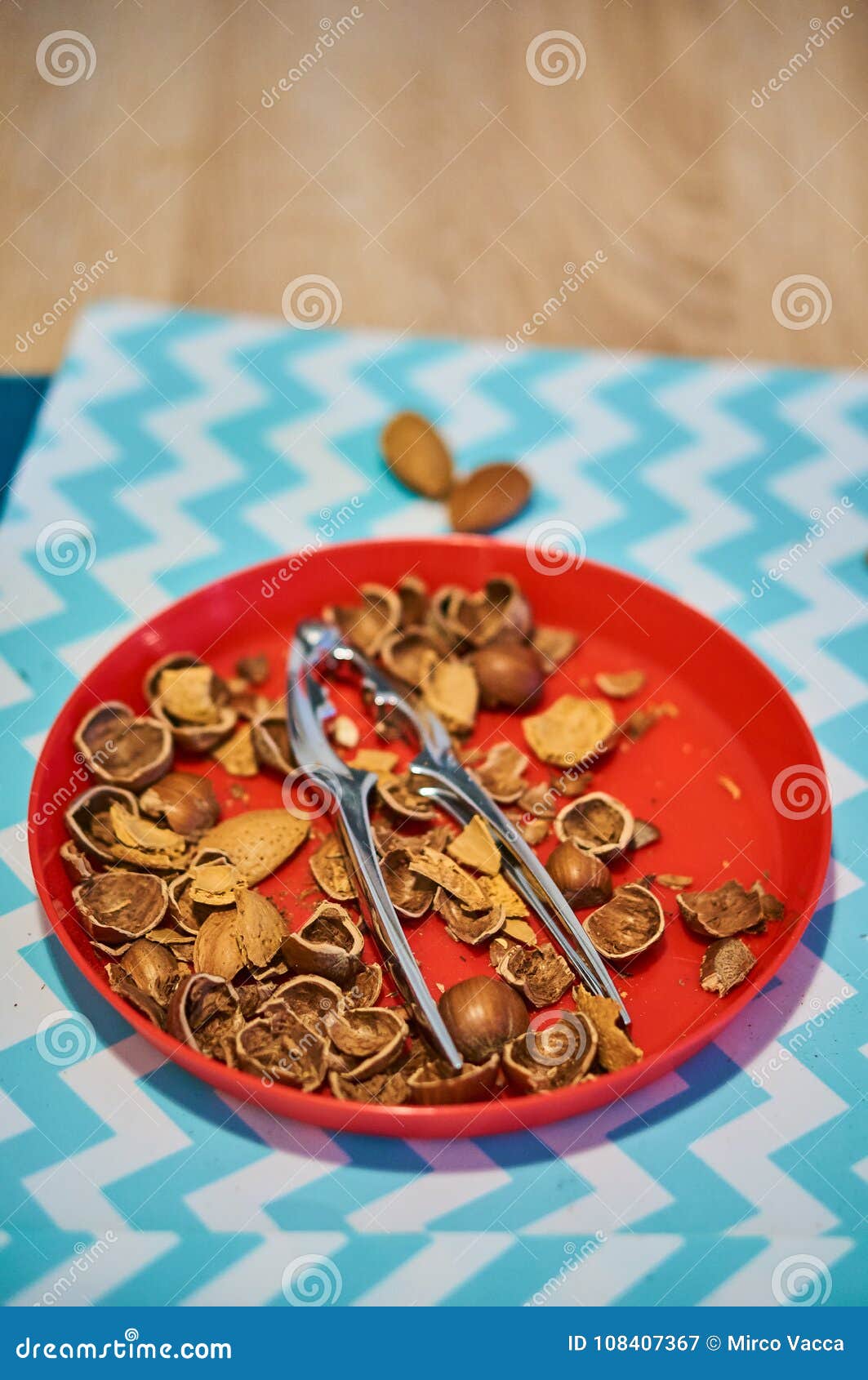 Broken nut shell stock image. Image of cracker, snack - 108407367