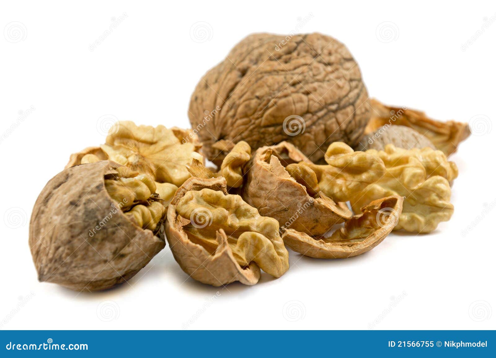 Broken nuts stock image. Image of smash, natural, closeup - 21566755