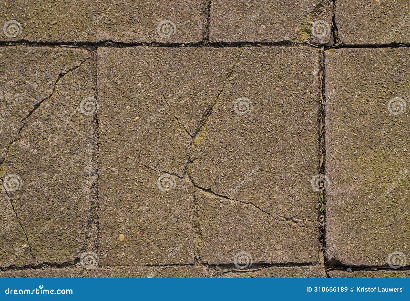 Cracked Paving Stones Background Stock Image - Image of square, tiles ...