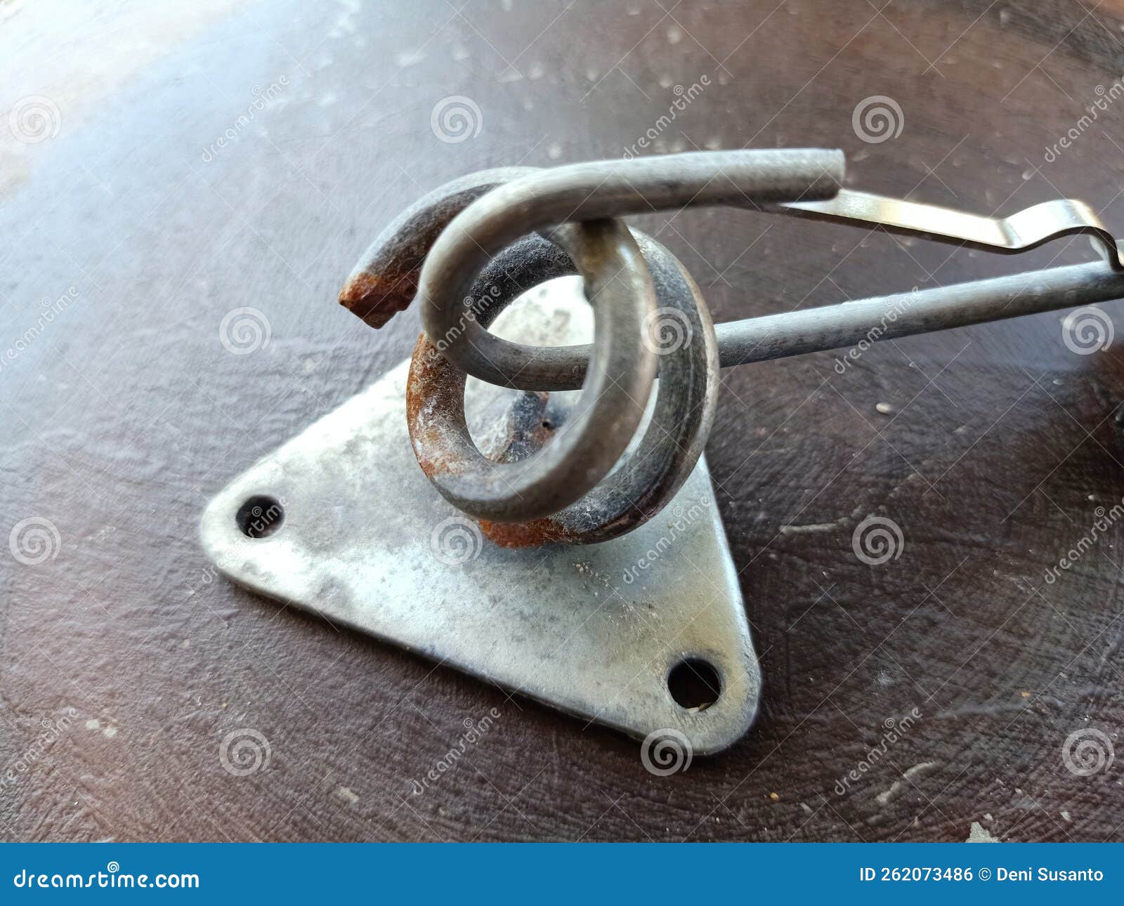 Broken old iron cable stock photo. Image of carving - 262073486