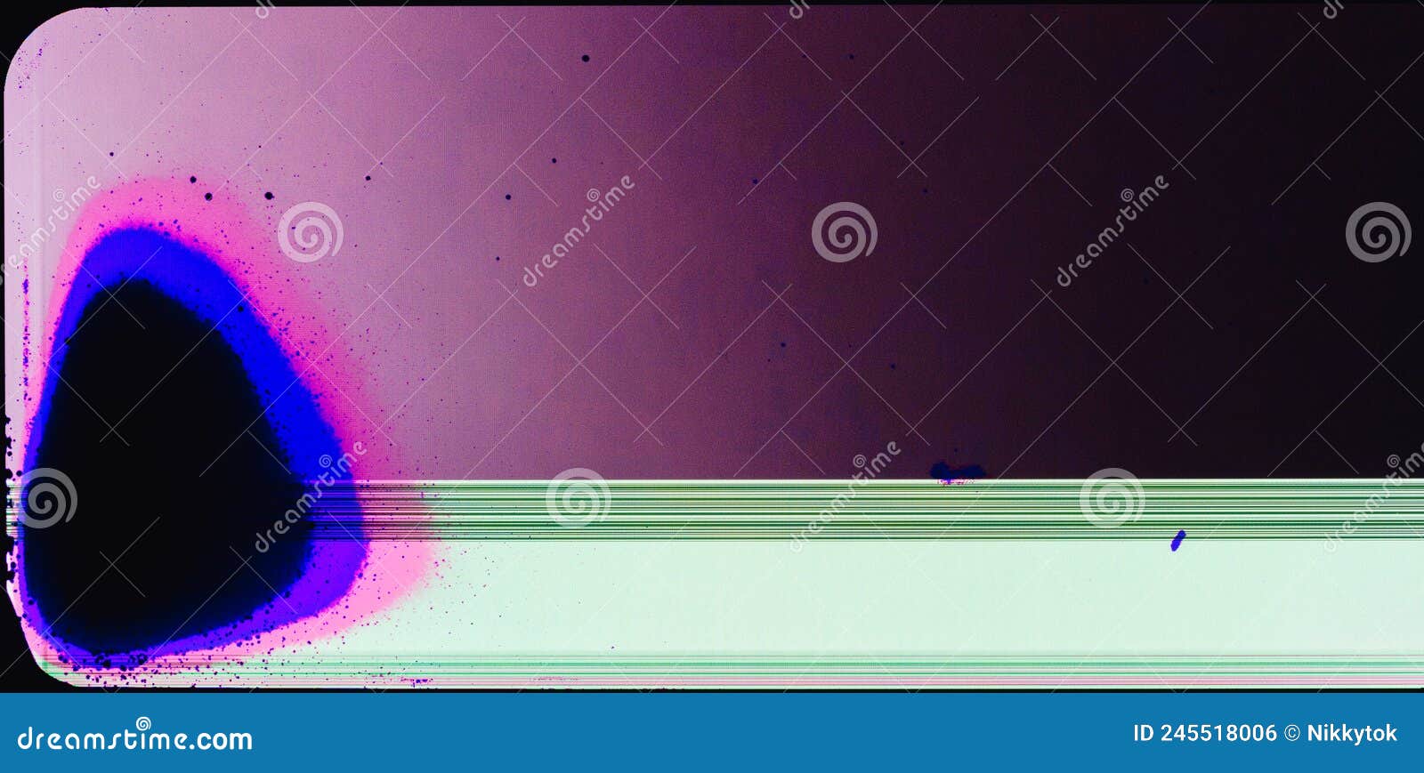 Broken OLED Display of a Smartphone, Abstract Glitch Background with ...