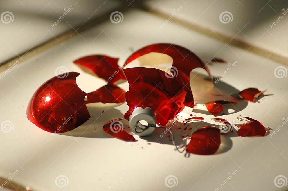 Broken Ornament Two stock image. Image of bust, shatter - 51595