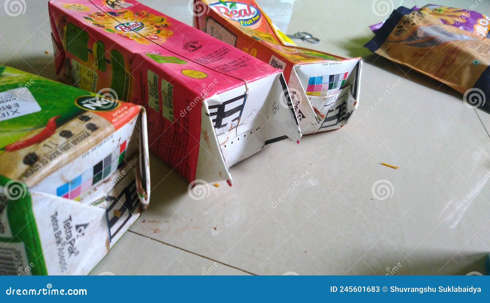 Broken Package . Damaged Package . Online Delivery Editorial Stock ...