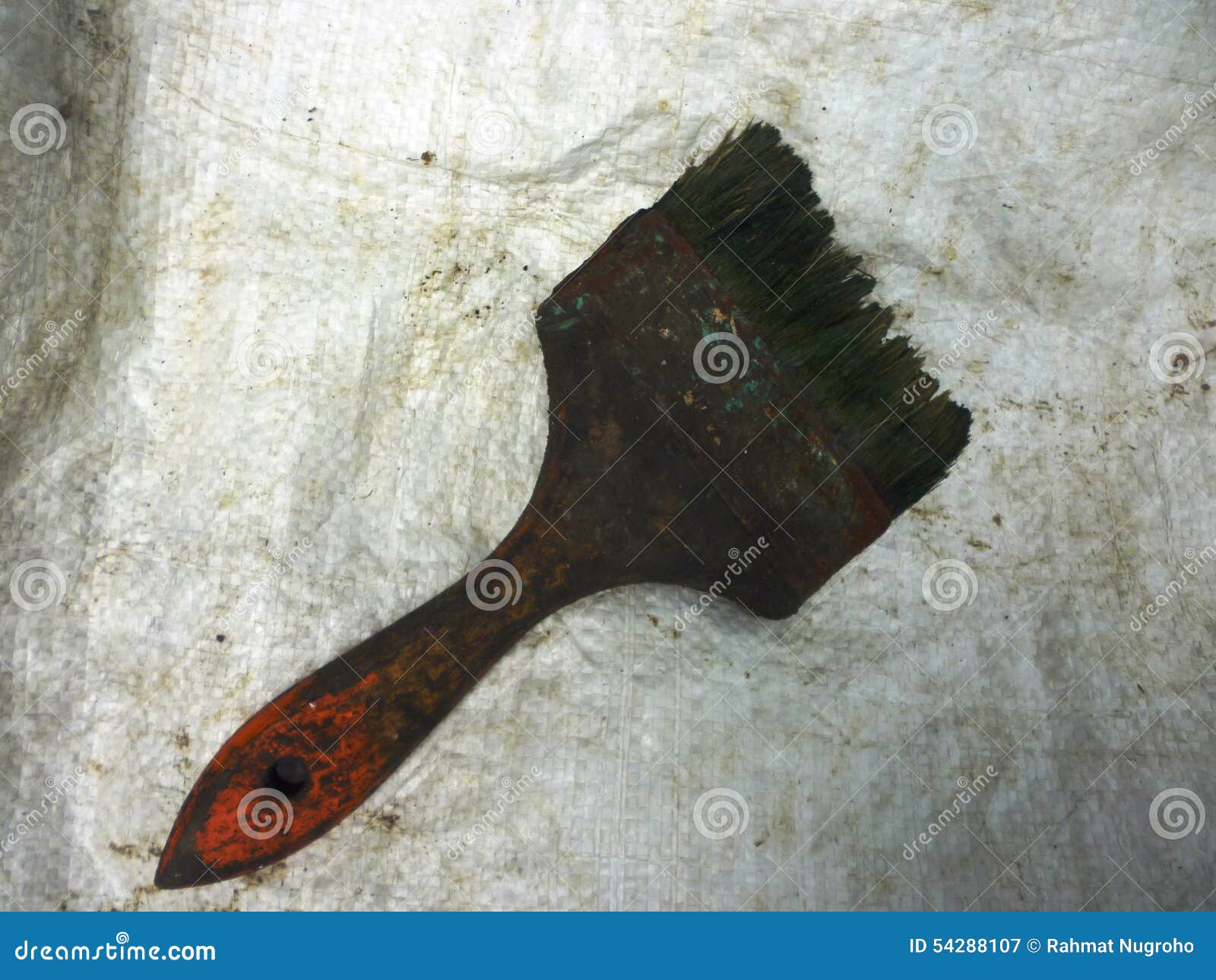Broken Paintbrush stock image. Image of close, bristle - 54288107