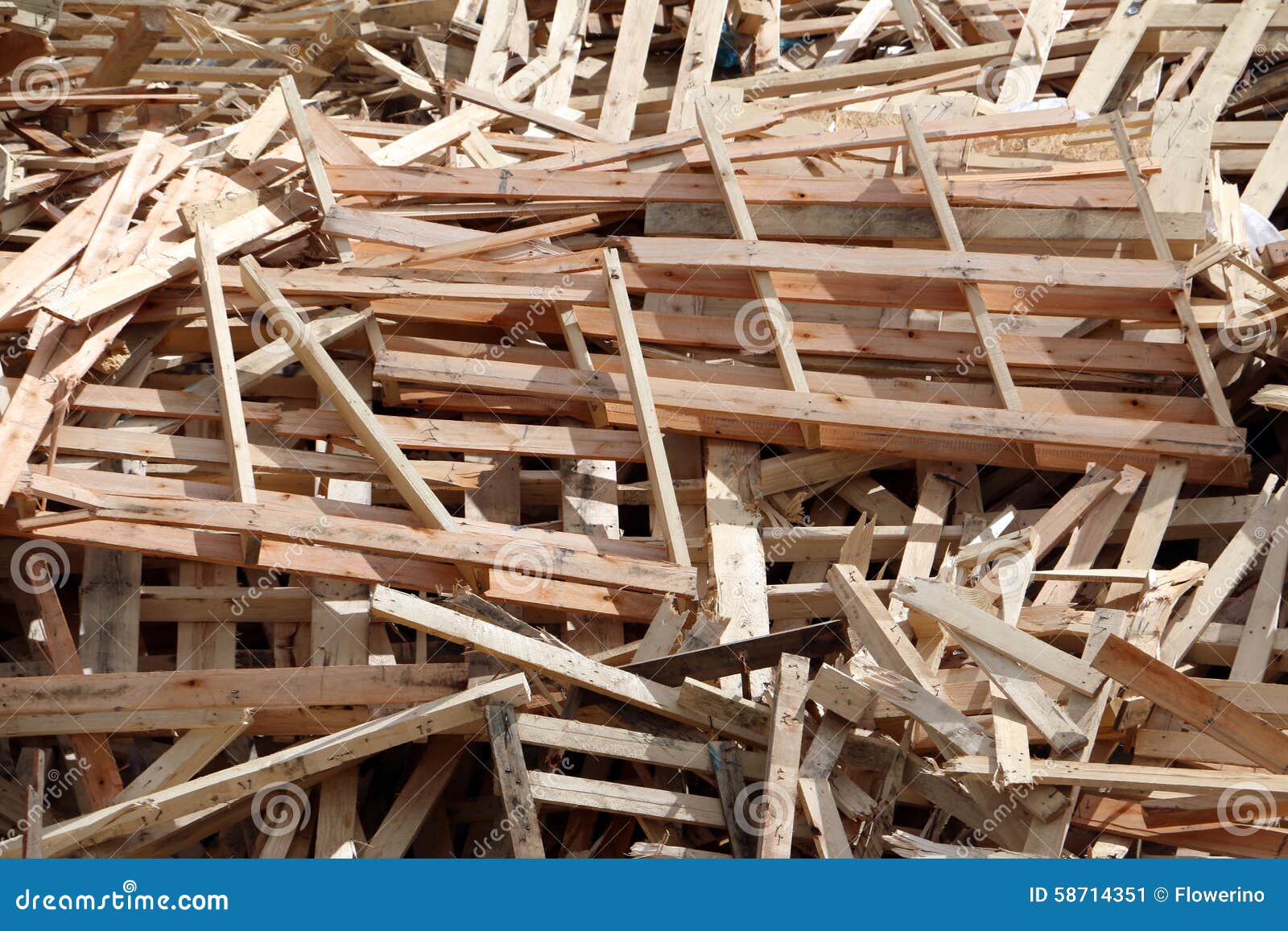 Broken pallets stock image. Image of field, construction - 58714351