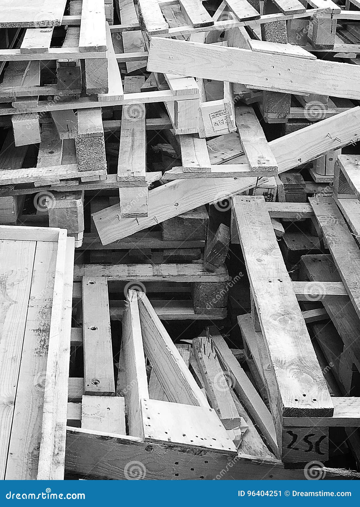 Broken pallets stock image. Image of scrap, abandoned - 96404251
