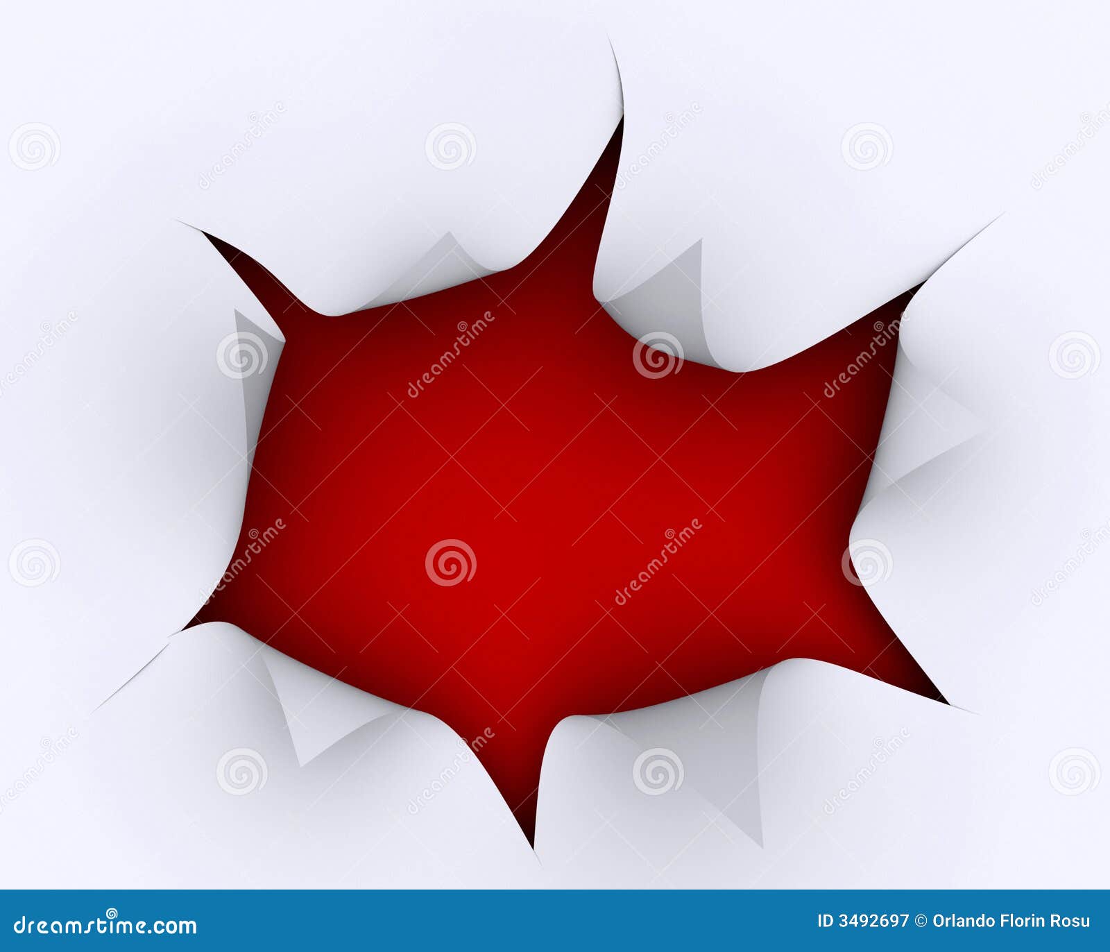 Broken paper stock illustration. Illustration of paper - 3492697