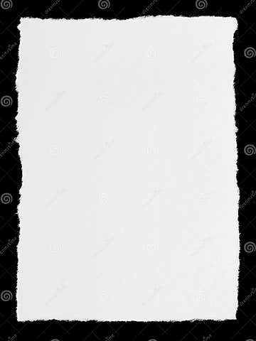 Broken paper page stock image. Image of border, edge, cracked - 6660687