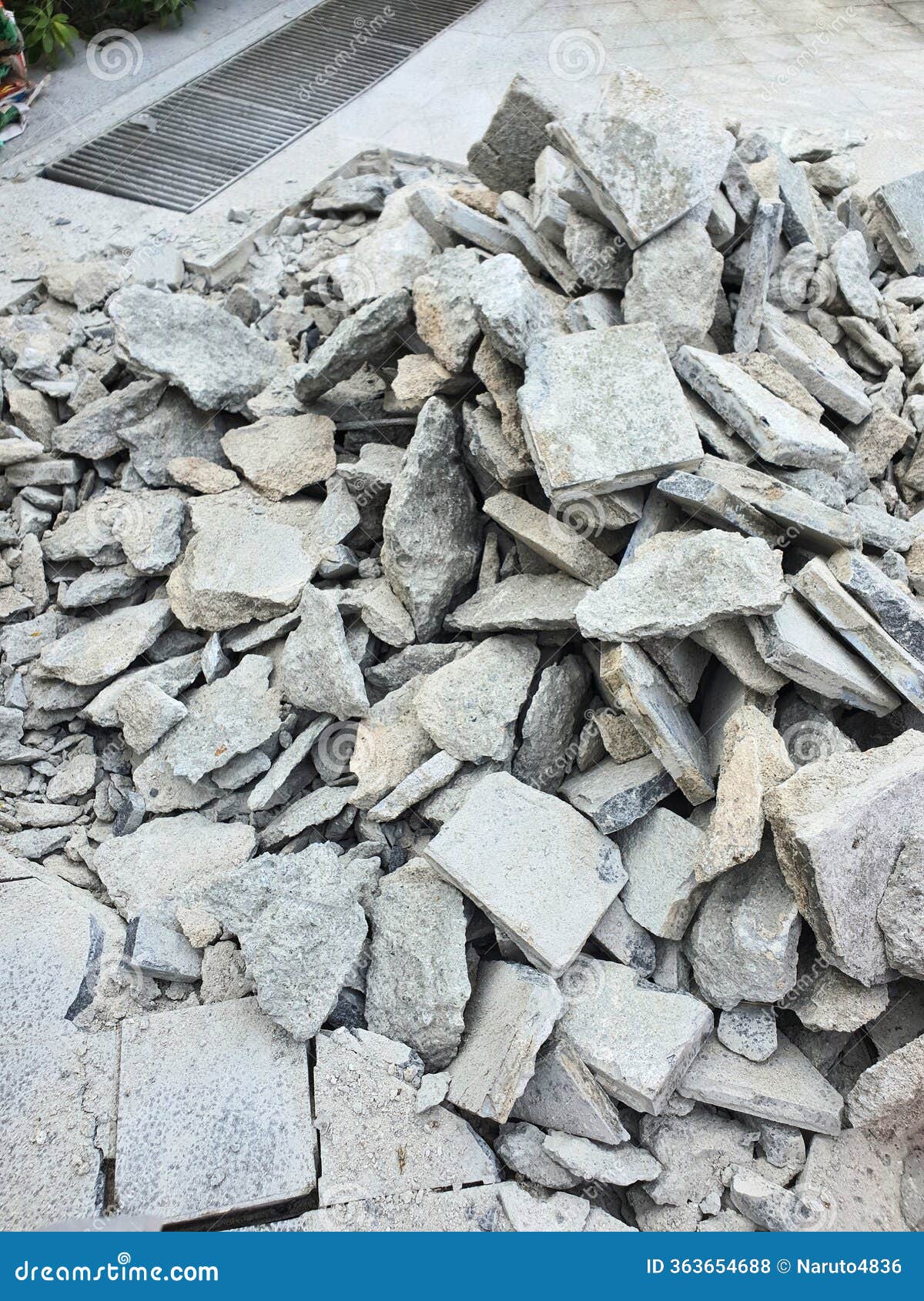 Rubble Ruin Brick Building Wall Broken Demolition Destruction Pile ...