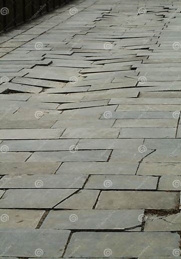 Broken Pathway stock image. Image of fallen, path, crooked - 32130129