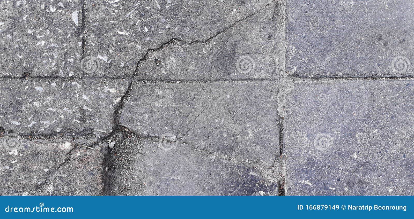 Broken Patterns on the Road Surface Stock Image - Image of rough, line ...