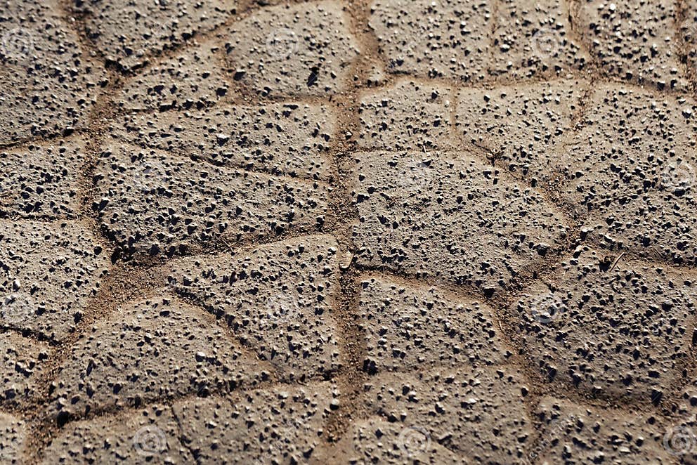 Broken pavement of a road stock image. Image of material - 140113009