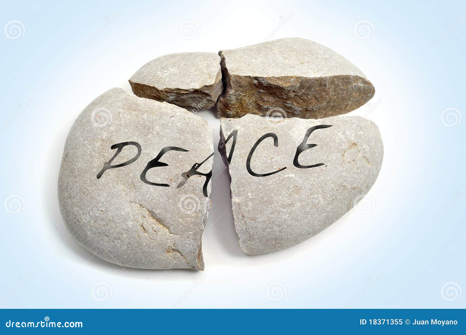 Broken peace stock image. Image of vignetted, fighting - 18371355