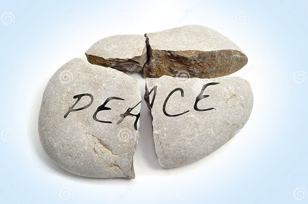 Broken peace stock image. Image of vignetted, fighting - 18371355