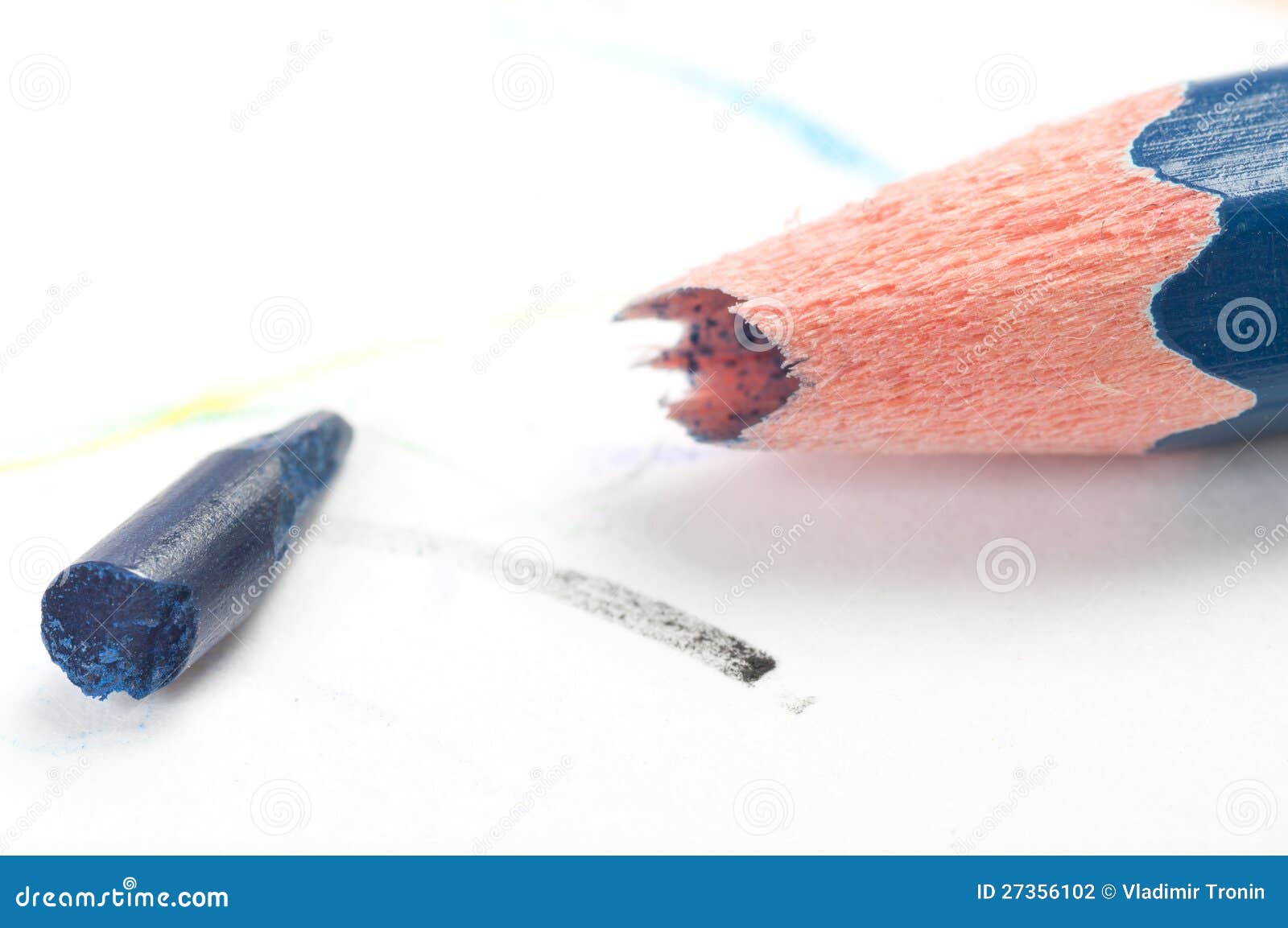 A broken pencil stock photo. Image of paper, broken, concept - 27356102