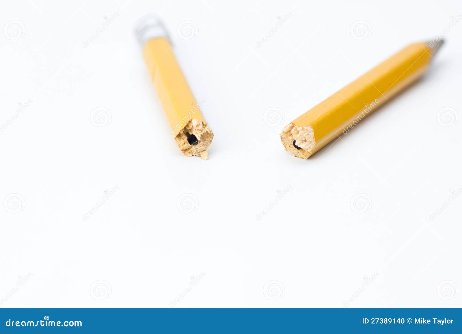 Broken Pencil stock photo. Image of wooden, writing, macro - 27389140