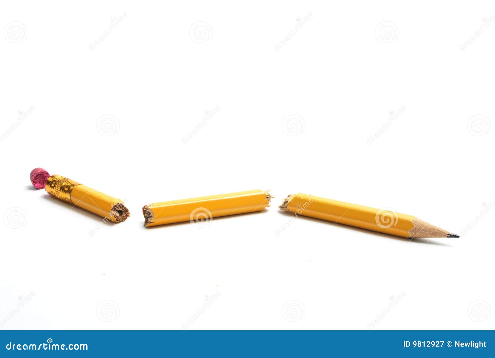 Broken Pencil stock image. Image of cutout, frustration - 9812927
