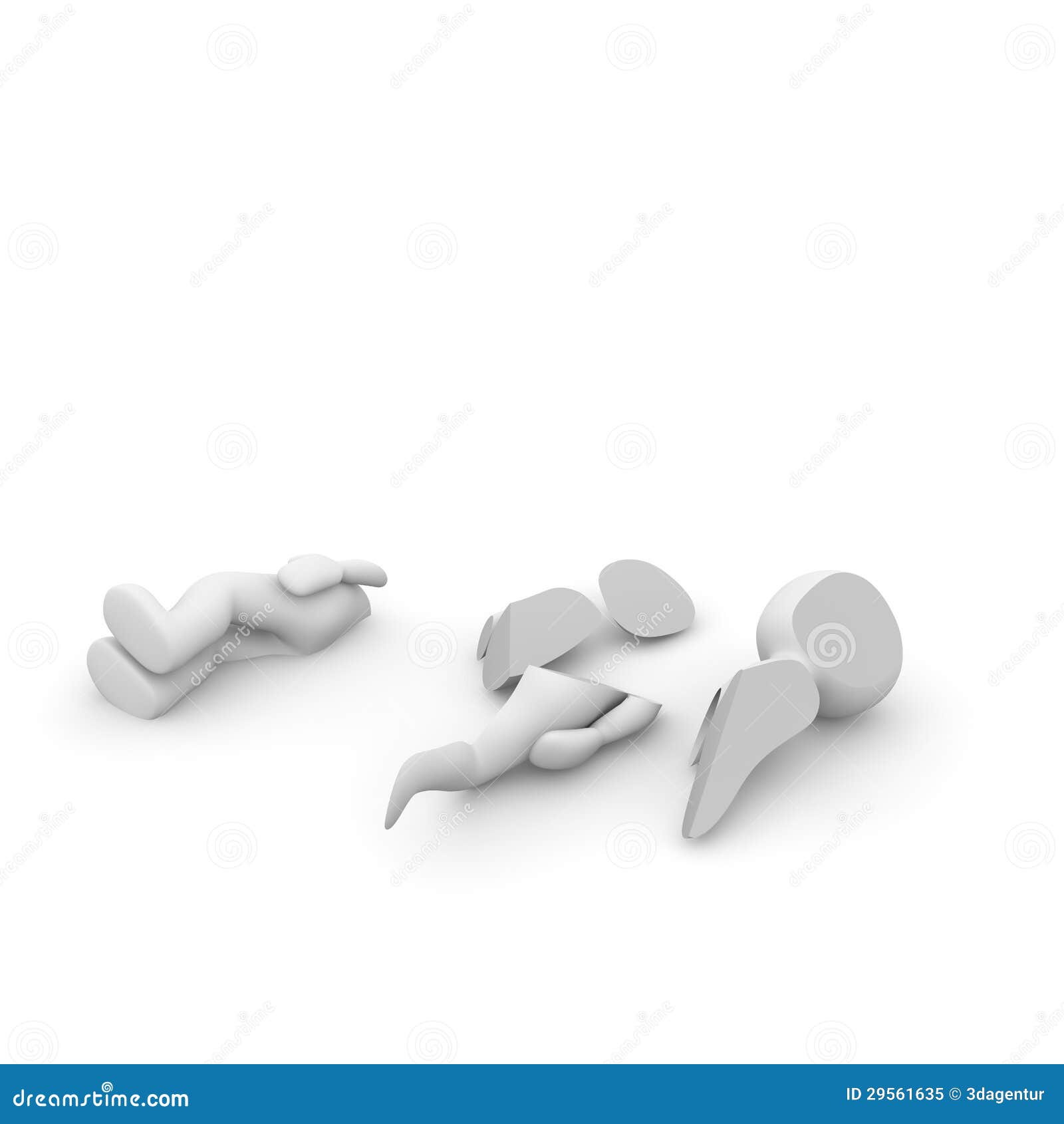 Broken people stock illustration. Illustration of mental - 29561635