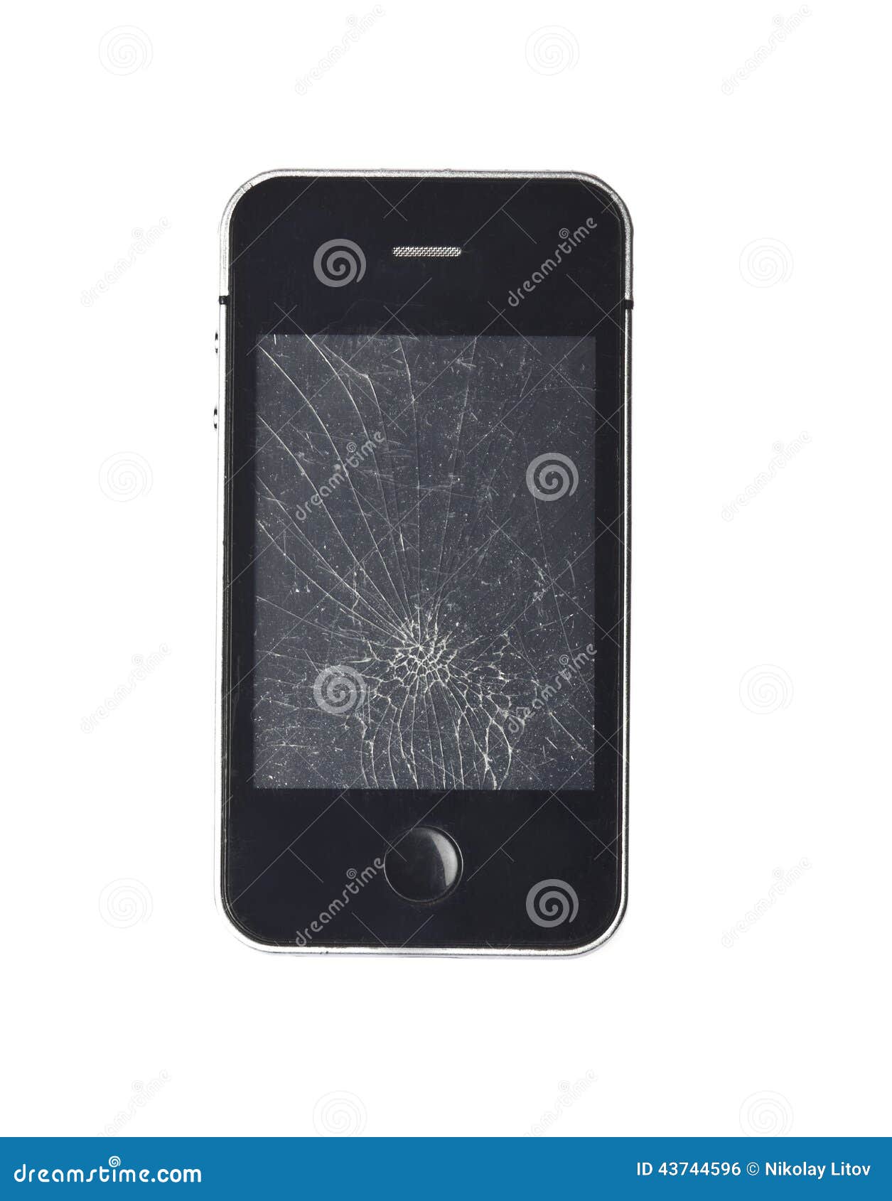 Broken Phone stock photo. Image of front, repair, crashed - 43744596