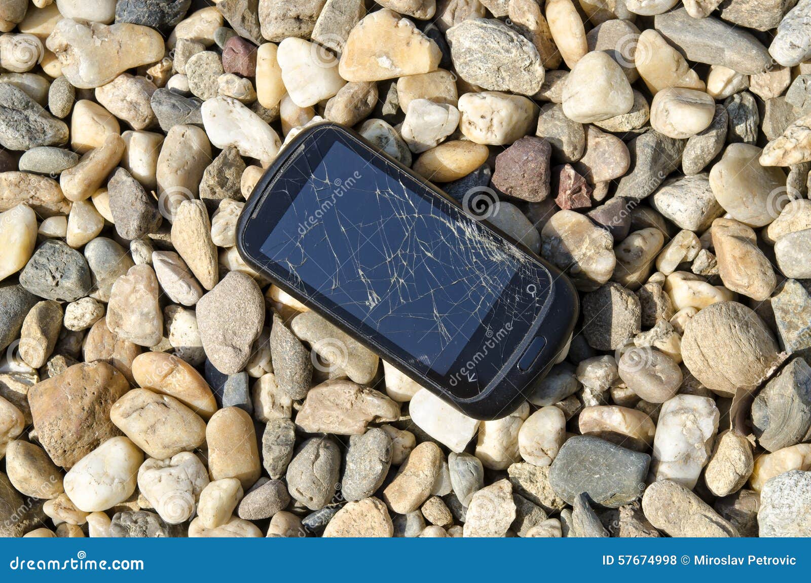 Broken phone stock photo. Image of outdoors, glass, mobile - 57674998