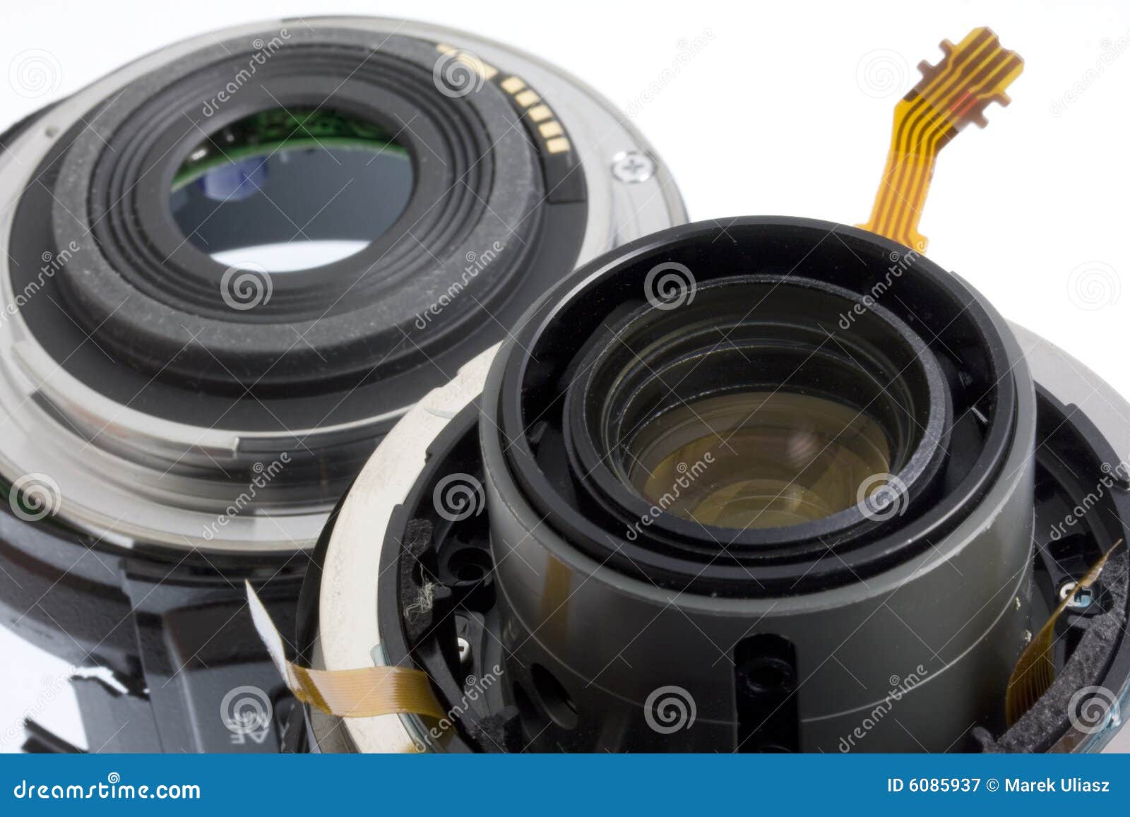 Broken photography lens stock image. Image of lens, optical - 6085937