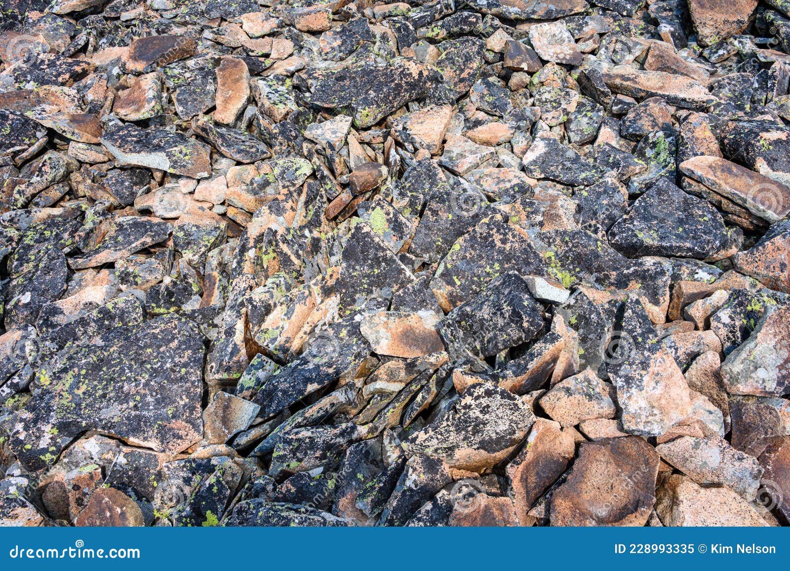 Broken Pieces of Dacite Rock Weathered by Time and Exposure To the ...