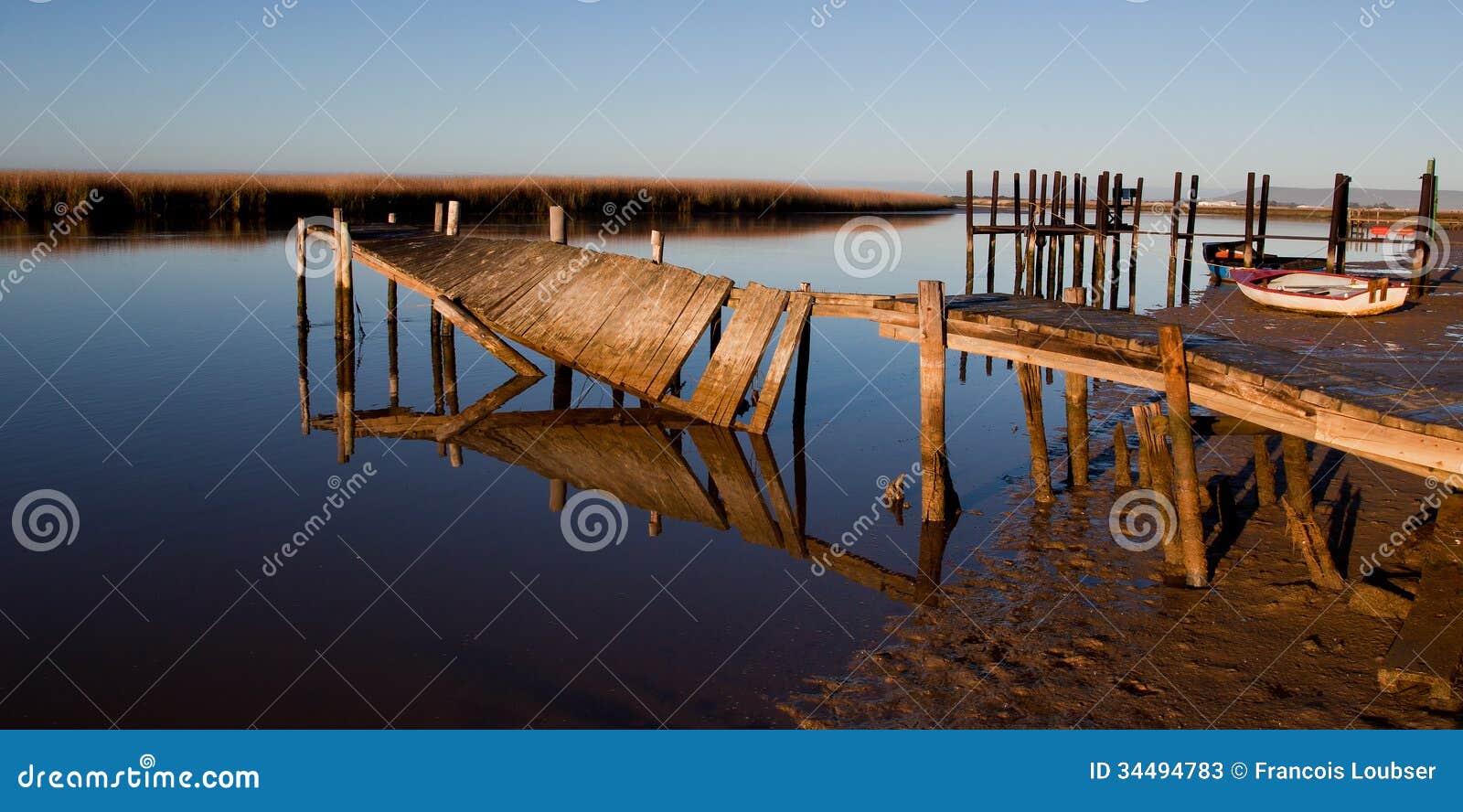 Broken pier stock image. Image of weathered, nature, outdoor - 34494783