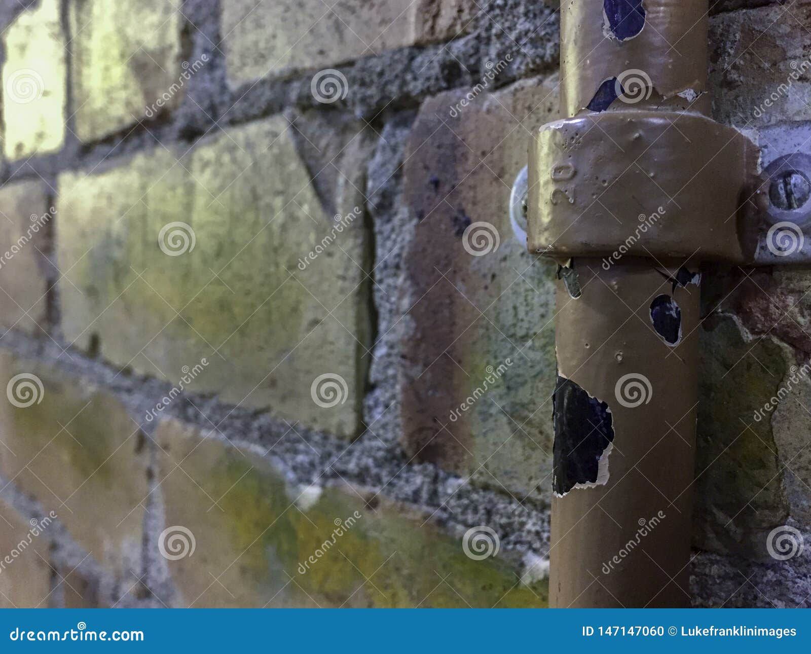 Broken pipe lateral view stock photo. Image of pipe - 147147060